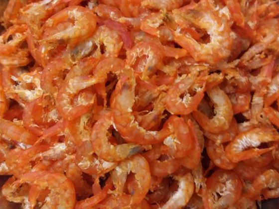 Tôm đất khô loại 3, tôm ngọt ngon, làm từ 100% tôm đất sống